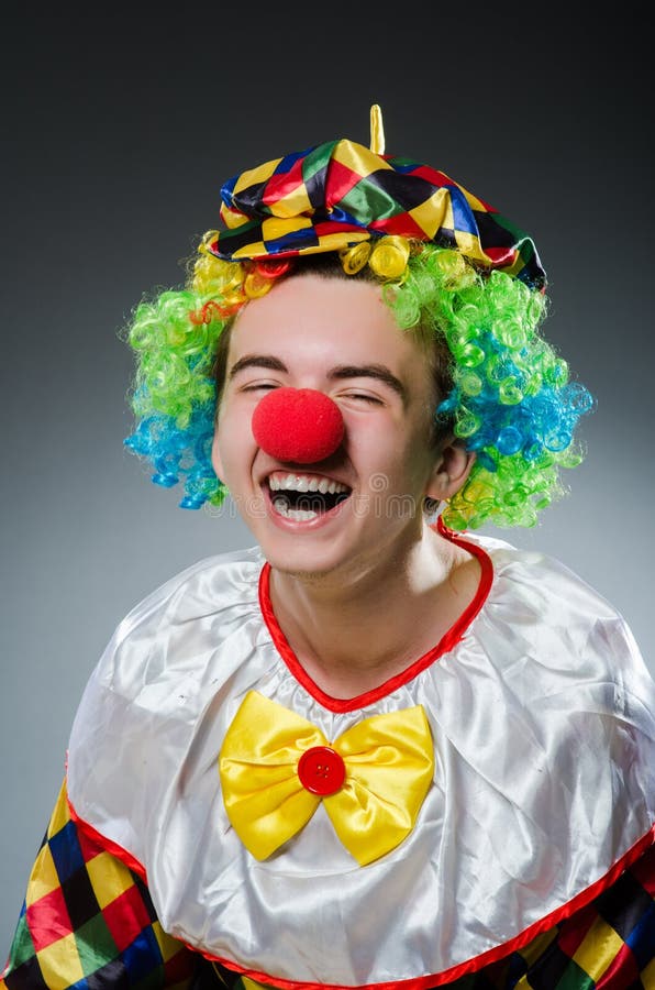 Funny clown stock image. Image of humor, character, entertainment ...