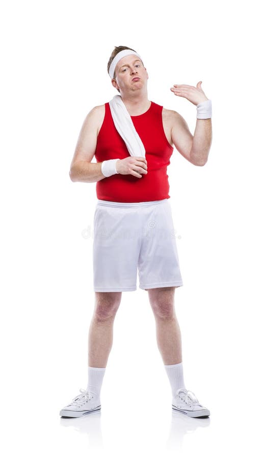 Mime Lifting Up Heavy Brown Suitcase Stock Image - Image of alone ...