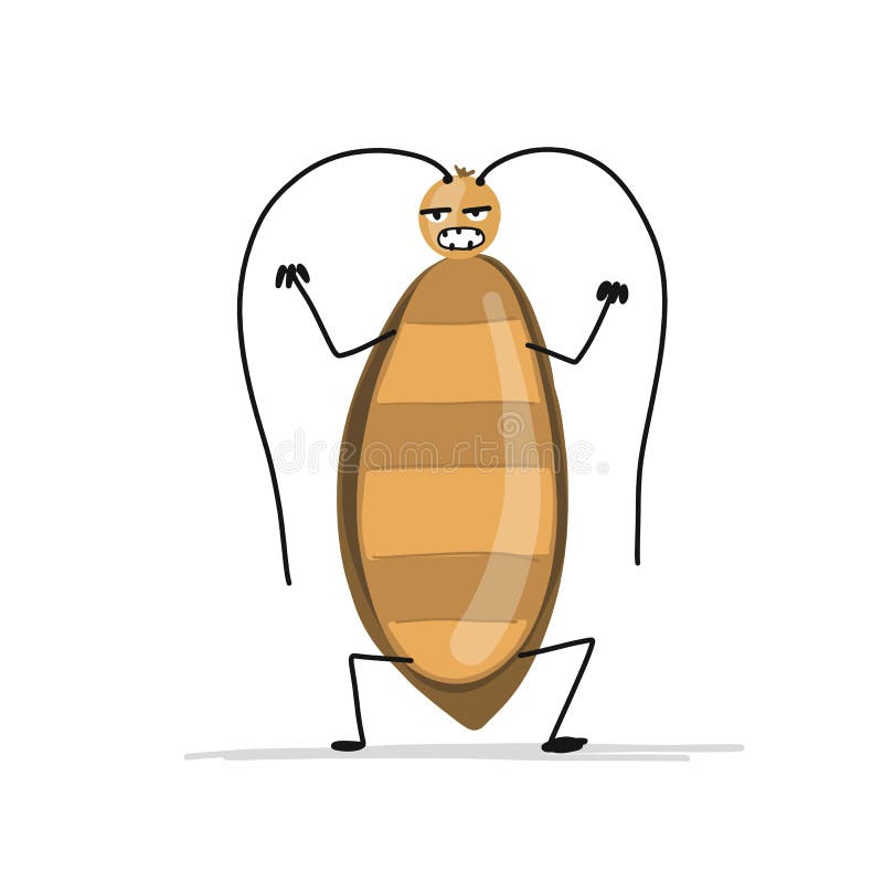 Sad Cartoon Cockroach Stock Illustrations – 48 Sad Cartoon Cockroach ...