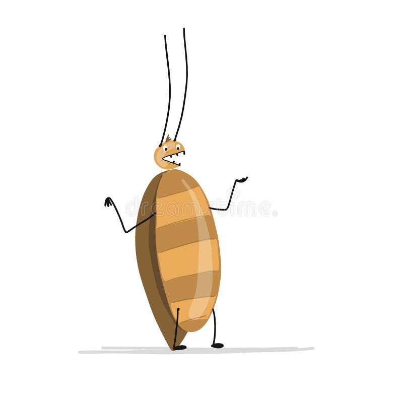 Angry Cartoon Cockroach Stock Illustrations – 151 Angry Cartoon ...