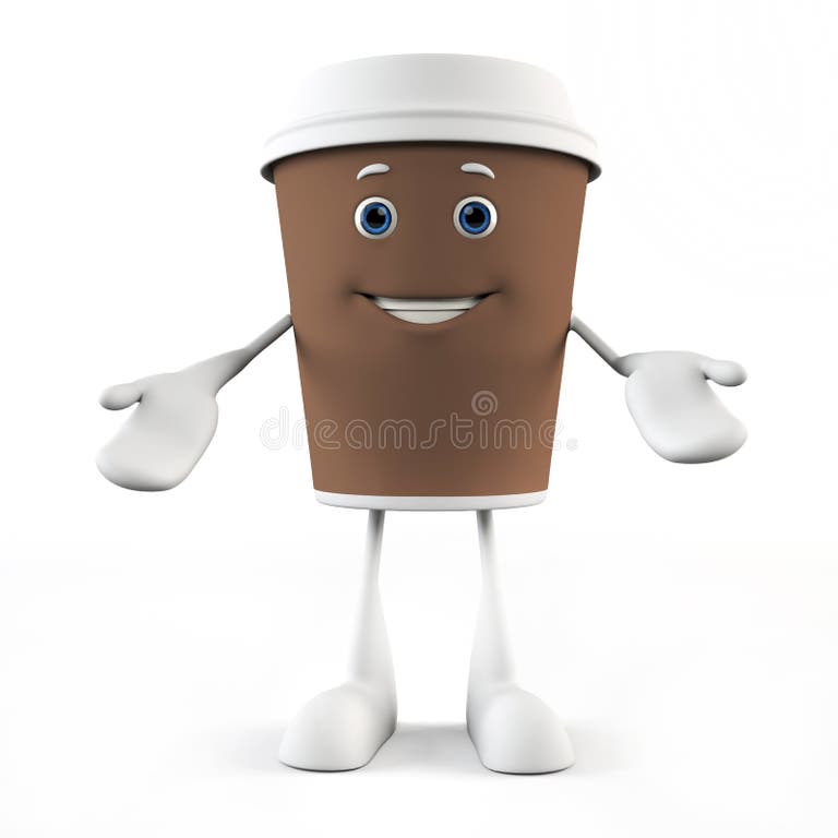 Funny Coffee Paper Cup Stock Illustrations 2 025 Funny Coffee Paper