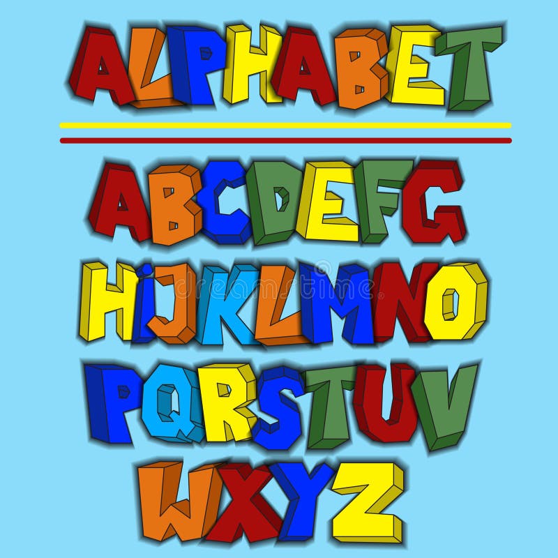 Angular Letters Stock Illustrations – 714 Angular Letters Stock ...