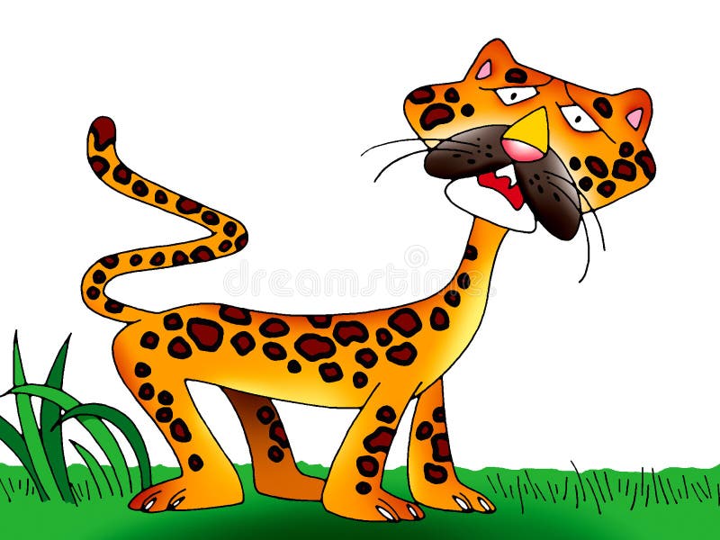 Suspicious Leopard Stock Illustrations – 1 Suspicious Leopard Stock ...