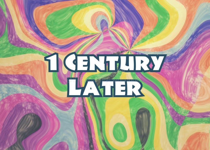 Time card 1 century later stock illustration. Illustration of comedy ...