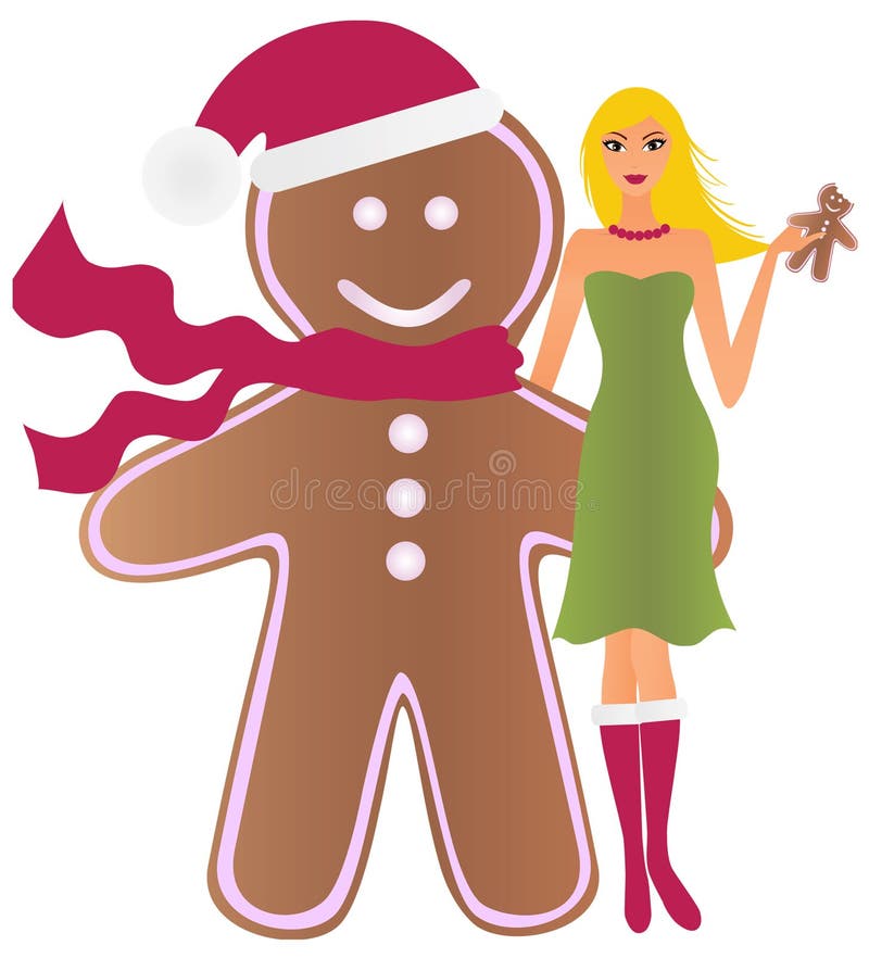 Gingerbread Couple Stock Illustrations – 671 Gingerbread Couple Stock ...