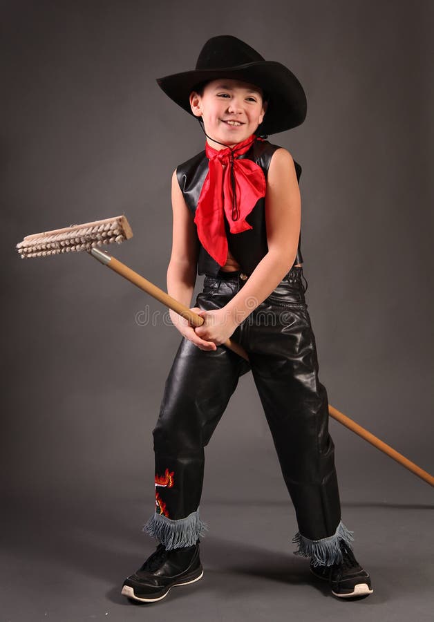 Funny Cowboy Making OK Hand Gesture Stock Image - Image of expression ...