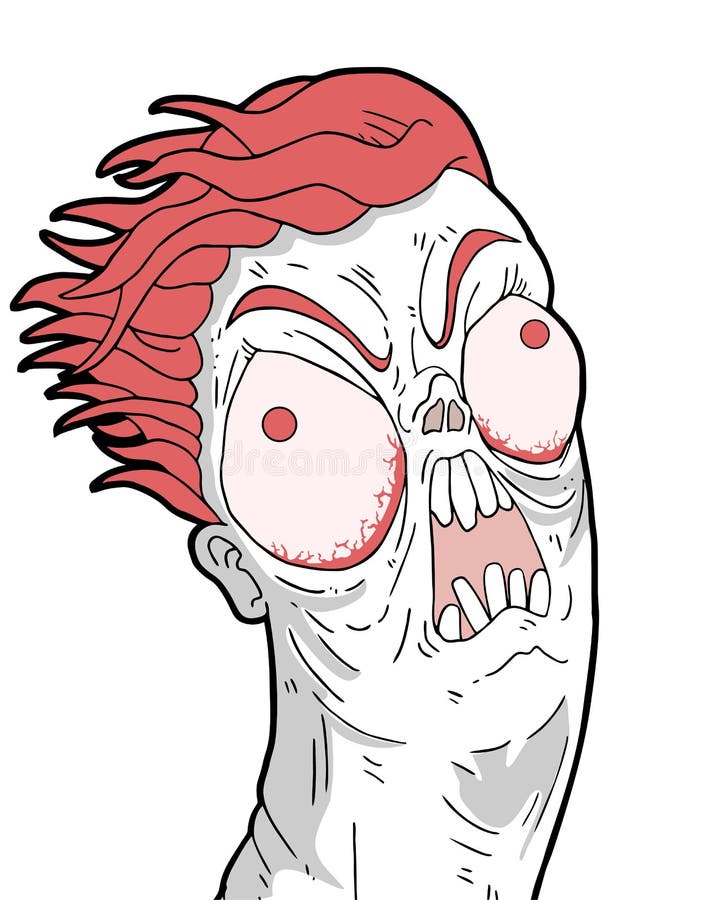 Funny crazy bomb stock vector. Illustration of concept - 30756451