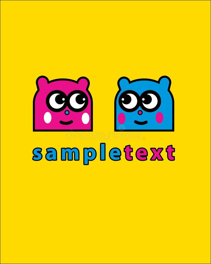 Funny creature stock vector. Illustration of look, emotion - 10578892