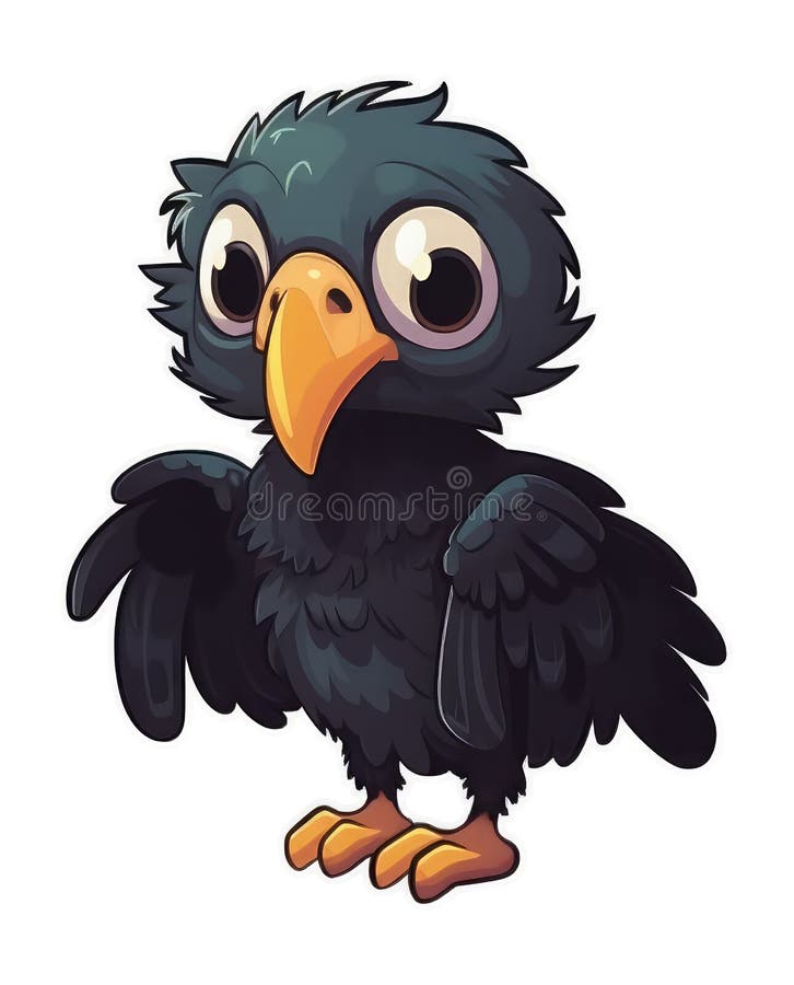 Funny and Cute Bird Transparency Sticker, Andean Condor Stock Photo ...