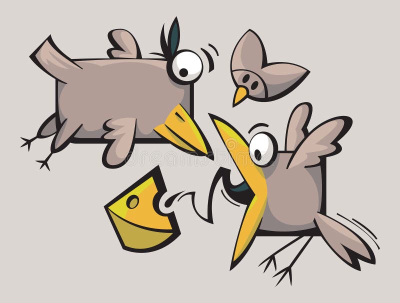 Funny cute Birds stock vector. Illustration of cute, plaything - 32824256