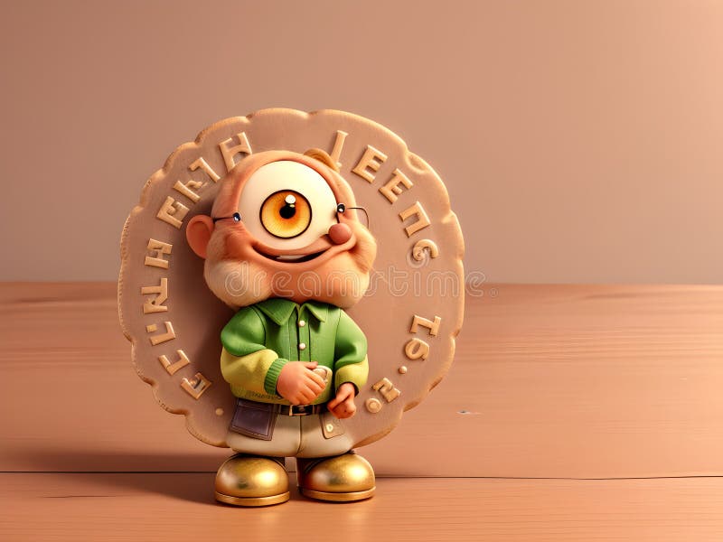 Funny Cute Coin Money Character Stock Illustration - Illustration of ...