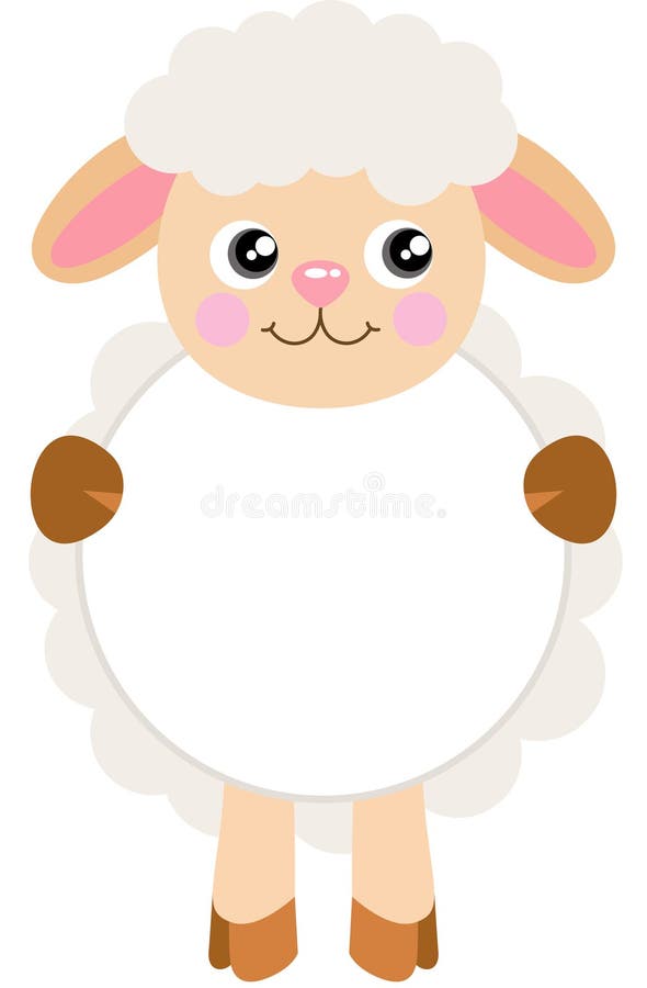 Sheep Frame stock vector. Illustration of farm, nature - 32518065