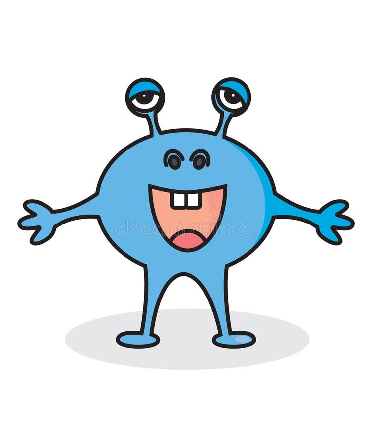 Funny Monsters Cartoons Character Stock Vector - Illustration of funny ...