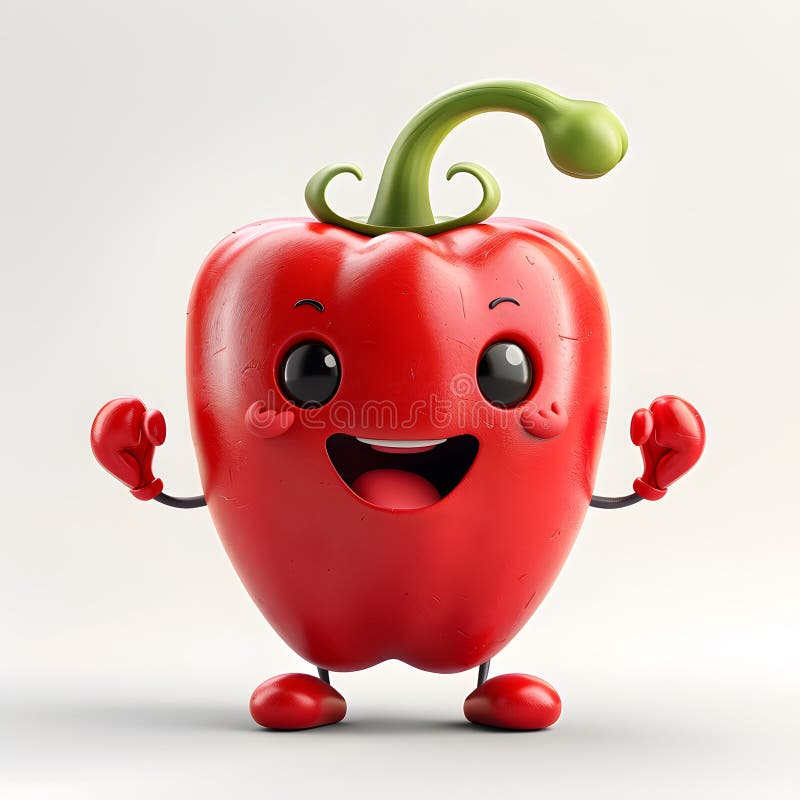 Capsicum Character Stock Illustrations – 576 Capsicum Character Stock ...
