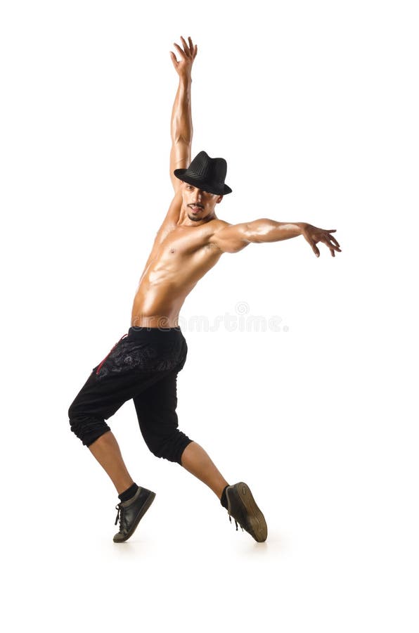 Funny dancer isolated stock photo. Image of elegance - 27494198