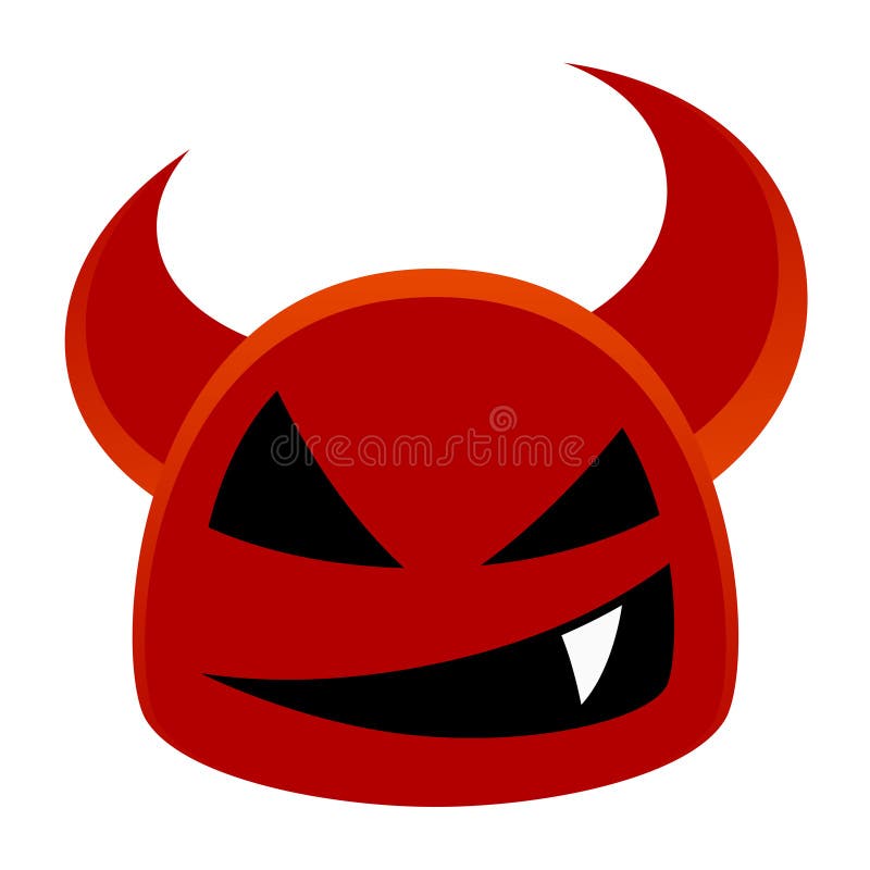 Funny demon stock vector. Illustration of cartoon, fear - 169523709