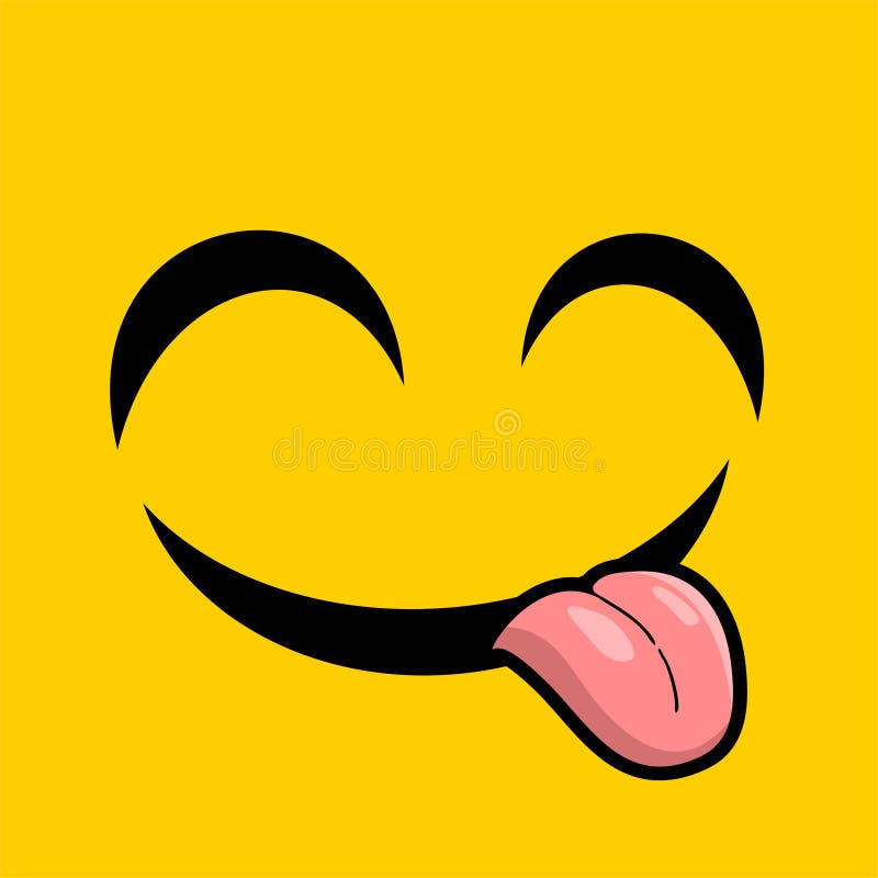 Funny derision expression stock vector. Illustration of icon - 86556382