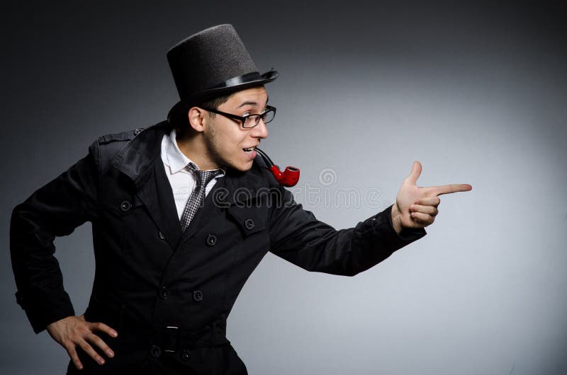 Detective pipe stock image. Image of private, holmes, privacy - 1886057