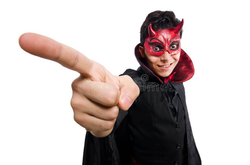 Funny devil stock photo. Image of inferno, pitchfork - 41724328