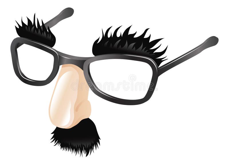 Funny Disguise stock illustration. Illustration of moustache - 772734