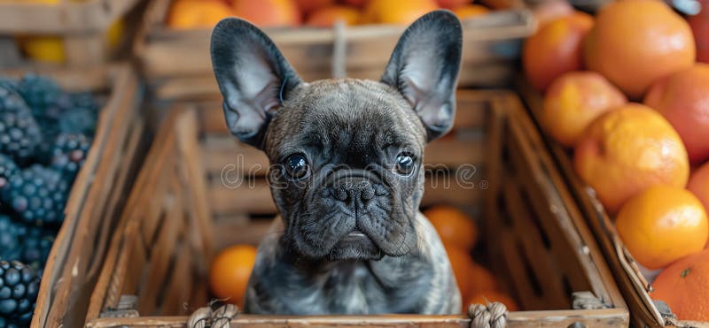 Funny dog, AI generated stock illustration. Illustration of panorama ...