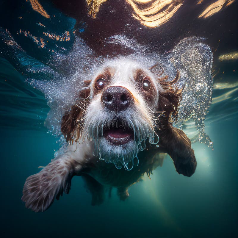Dog Splashing Water Stock Illustrations – 48 Dog Splashing Water Stock ...