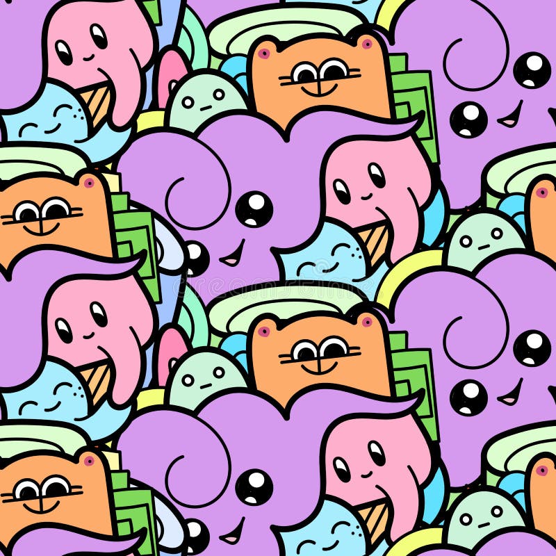 Anime Pattern Stock Illustrations – 28,297 Anime Pattern Stock ...