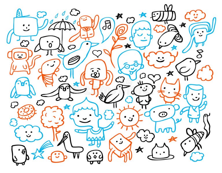 Comic Doodles Stock Illustrations – 10,437 Comic Doodles Stock ...