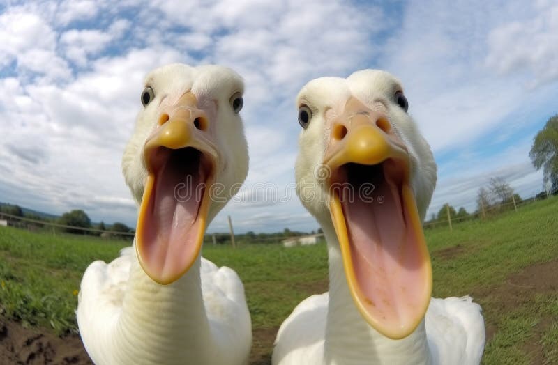 Funny ducks portrait stock photo. Image of beauty, fauna - 309500076