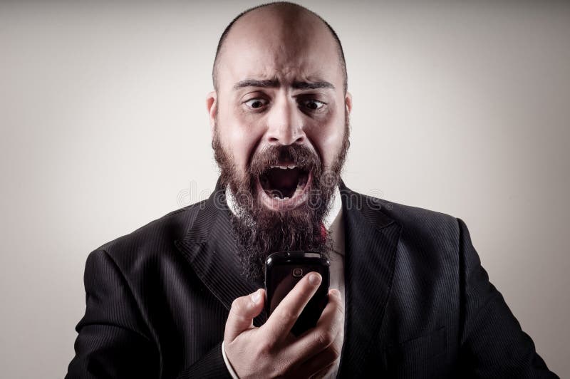 Funny Elegant Singer Bearded Stock Image - Image of opera, beard: 30904787
