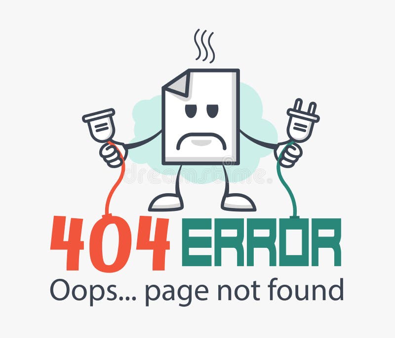 Not Found Funny Stock Illustrations – 500 Not Found Funny Stock ...