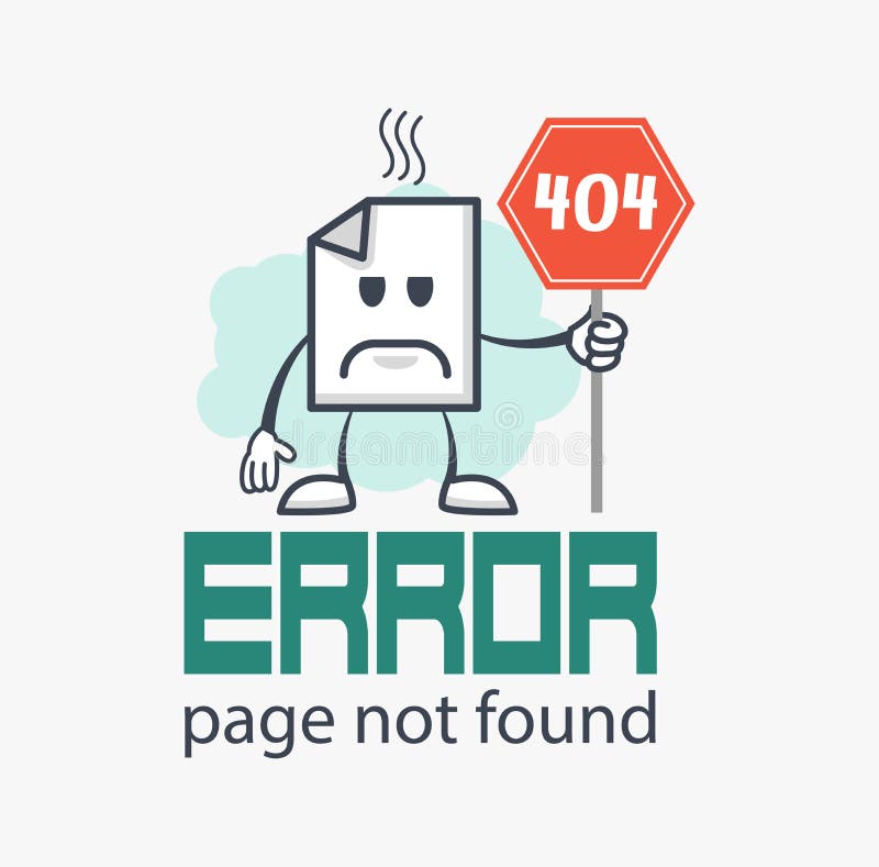 Page Error Funny Stock Illustrations – 645 Page Error Funny Stock ...