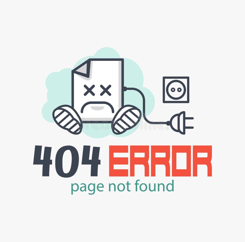 Not Found Funny Stock Illustrations – 500 Not Found Funny Stock ...