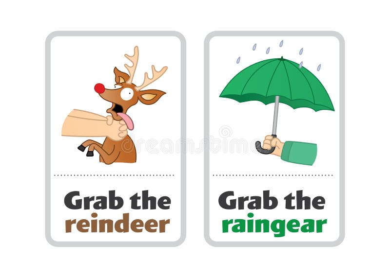 Funny Example of Misunderstanding Words and Meanings Stock Vector ...