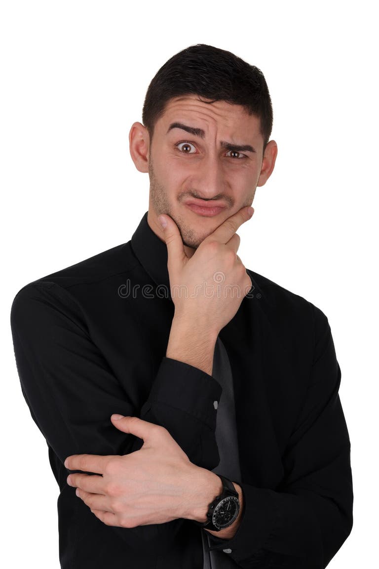 12,534 Man Thinking Funny Face Stock Photos - Free & Royalty-Free Stock ...