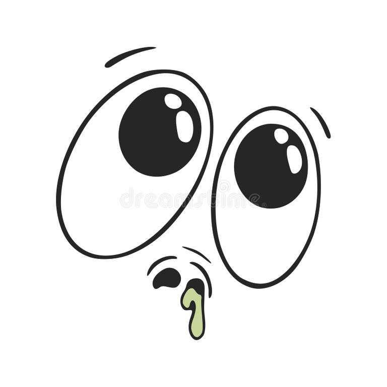 Funny eye draw stock vector. Illustration of highlights - 352754990