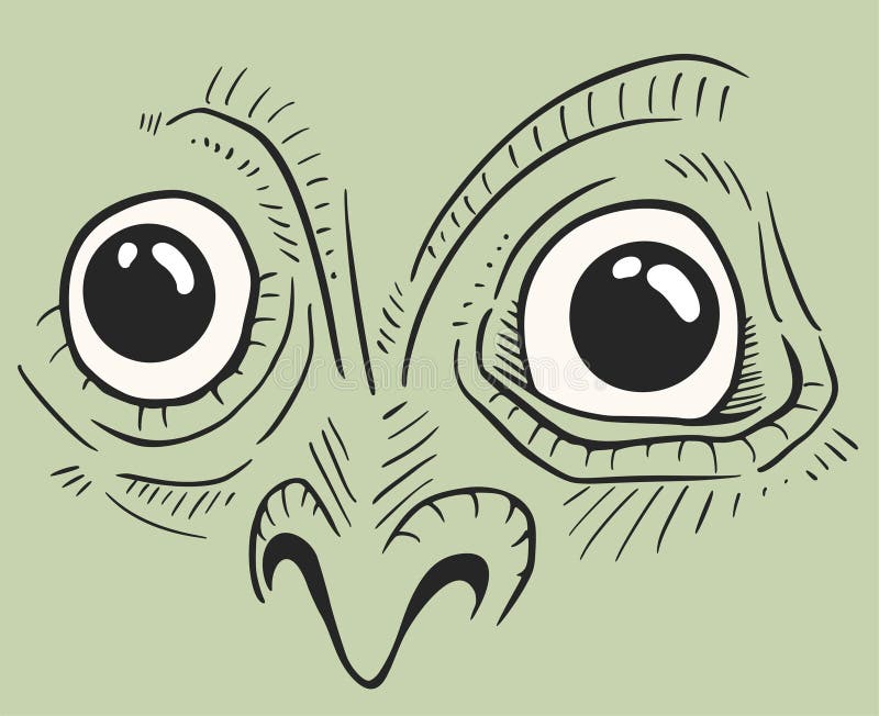 Funny eyes looking stock vector. Illustration of concept - 325985552