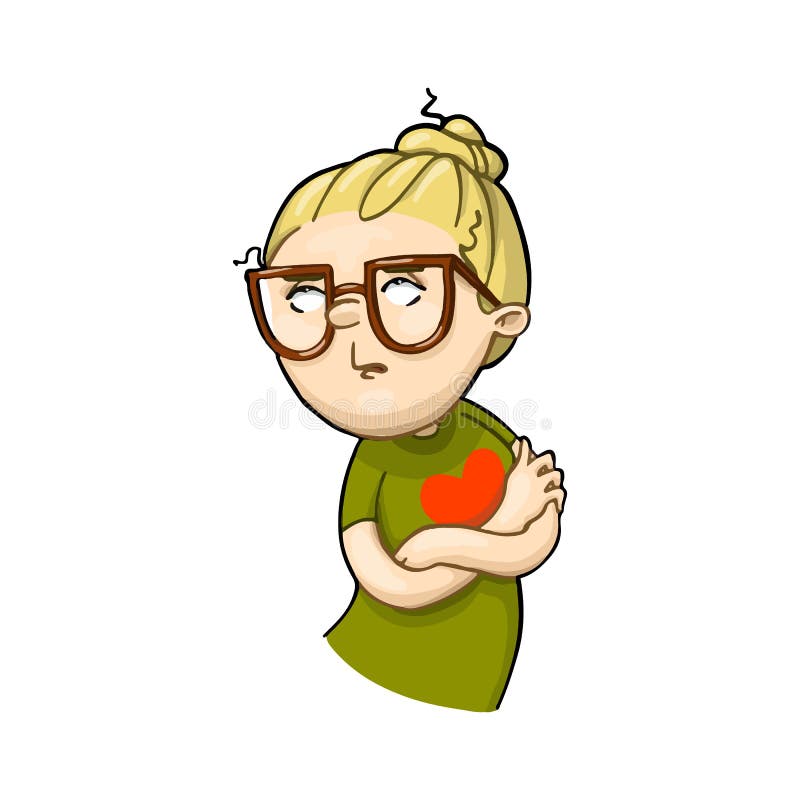 Hand Drawn Comic I Don`t Know Emoji Character. Vector Cartoon Girl ... Hand Drawn Comic I Don`t Know Emoji Character. Vector Cartoon Girl ...