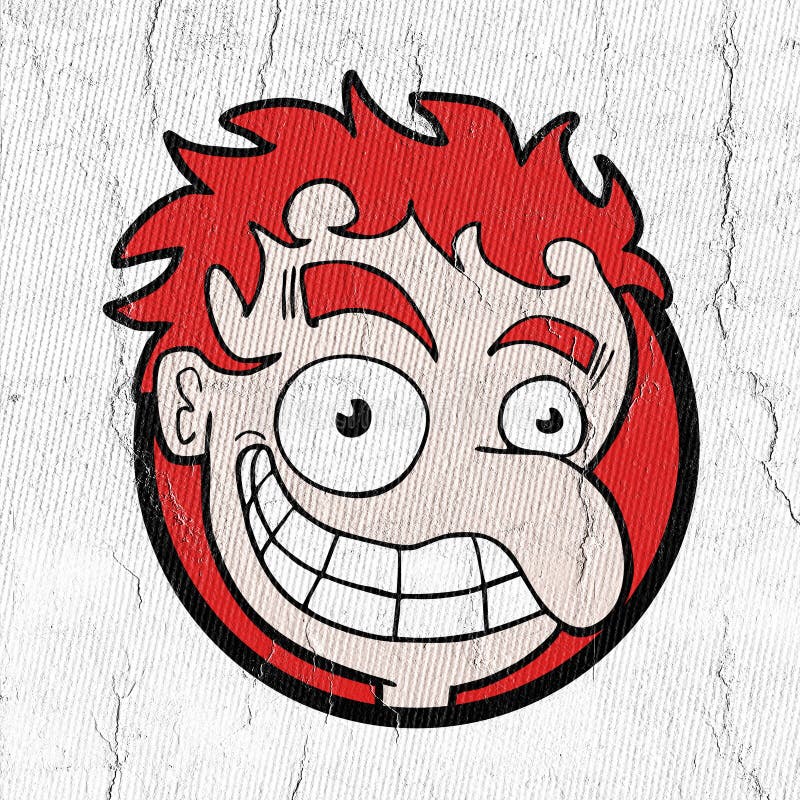 Funny face design stock illustration. Illustration of smile - 140764971