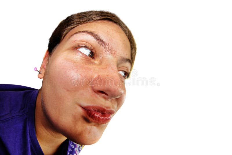 Fish Eye Lens View of Montmorency Falls Quebec Canada Stock Photo ...