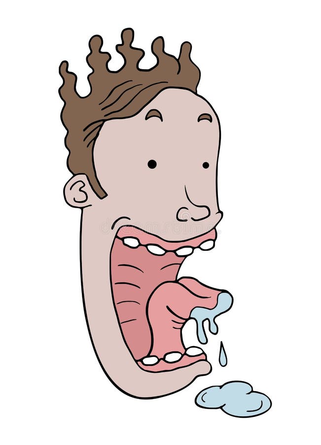 Cartoon Drooling