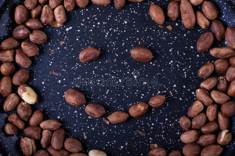 Funny Face Made with Roasted Peanuts Stock Image - Image of food, funny ...