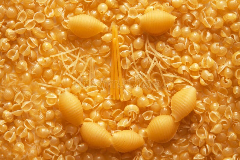 Funny pasta face stock photo. Image of lively, healthful - 1152756
