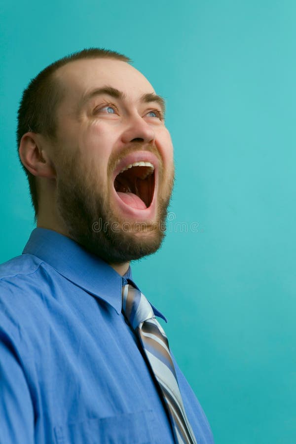 Funny face stock image. Image of dealer, employer, joking - 33796343