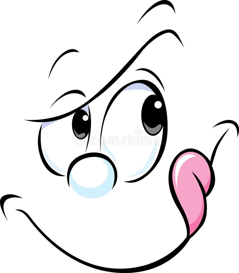 Funny Face - Vector Illustration Stock Vector - Illustration of vector ...