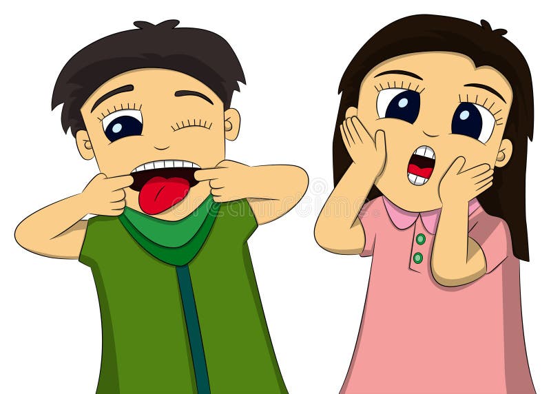 Funny faces stock illustration. Illustration of cute - 24007633