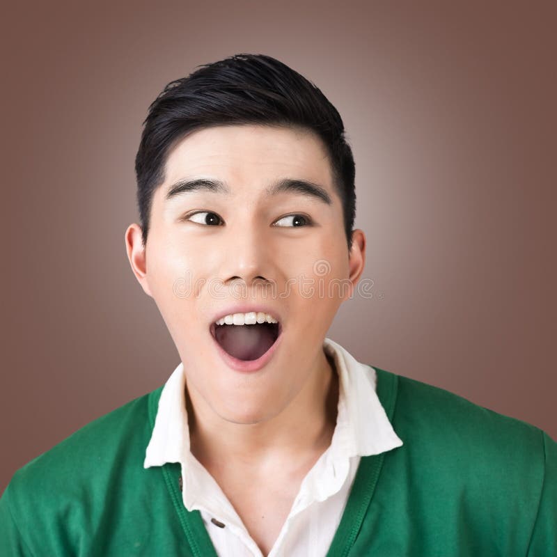 Funny facial expression stock photo. Image of person - 48550898