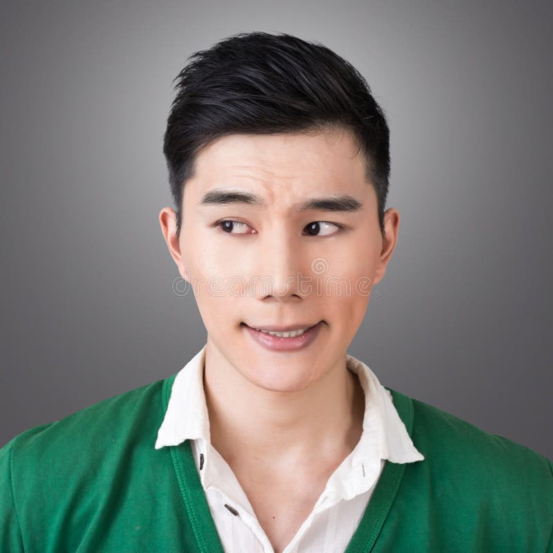 Funny facial expression stock photo. Image of east, china - 52646532