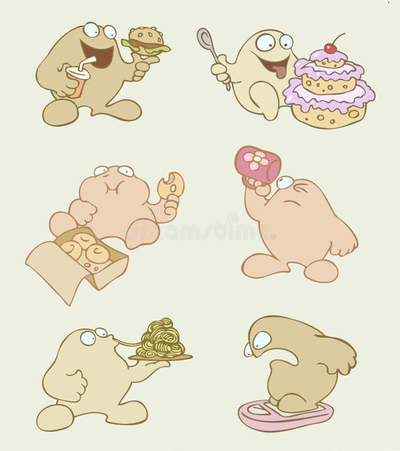Funny Fat Cartoon Characters Stock Illustrations – 1,462 Funny Fat ...