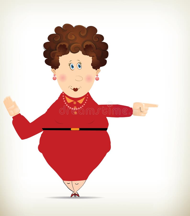 Cartoon Fat Lady Stock Illustrations – 1,958 Cartoon Fat Lady Stock ...